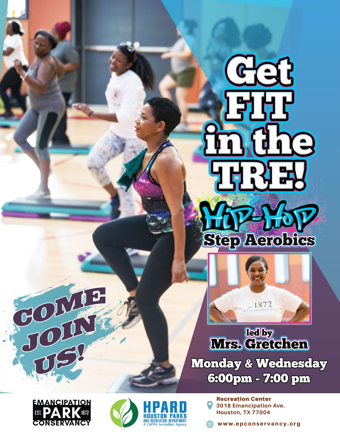 EPC's Get Fit in the Tre: Hip Hop Step Aerobics